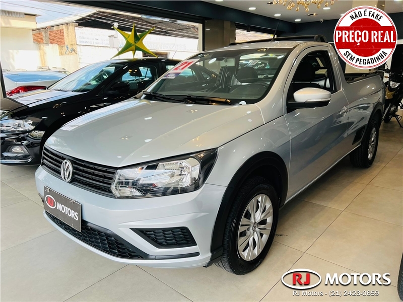 Rj Motors: VOLKSWAGEN SAVEIRO 2021 - 1.6 MSI TRENDLINE CS 8V FLEX 2P ...