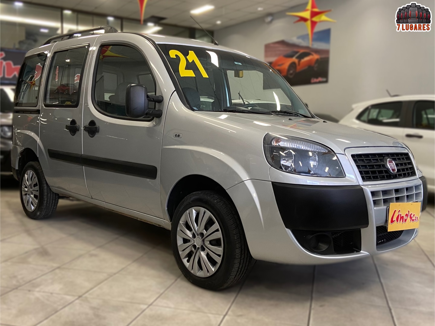 Linos Car: FIAT DOBLO 2021 - 1.8 MPI ESSENCE 7L 16V FLEX 4P MANUAL - R ...