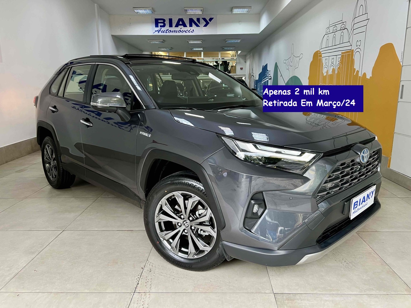 Biany Automoveis: TOYOTA RAV4 2024 - 2.5 VVT-IE HYBRID SX CONNECT AWD ...